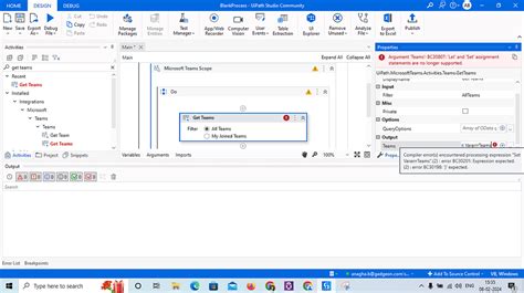 Issue While Setting Variable In Properties Panel Studio Uipath
