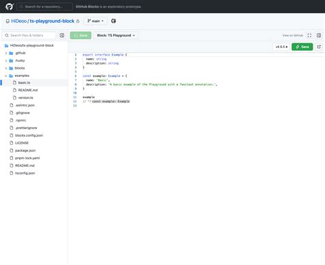Github Hideoots Playground Block Github Block To Embed A Typescript Playground In Markdown