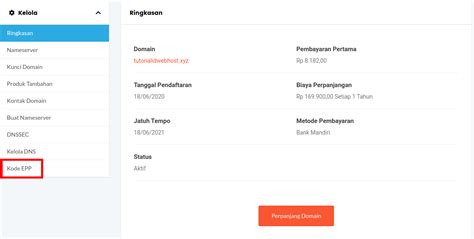 Cara Mendapatkan Epp Code Domain