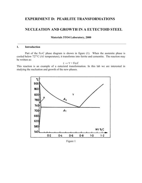 Pearlite Transformation Lab Nucleation And Growth