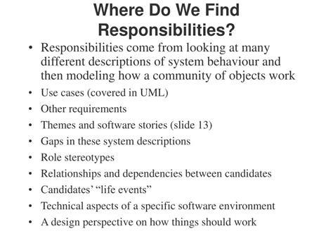 Ppt Lecture 5 Responsibility Driven Design Powerpoint Presentation