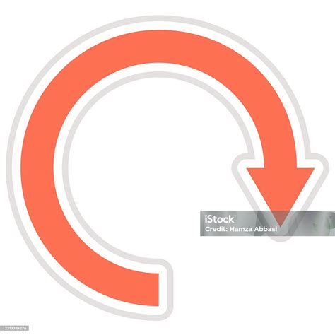 Circular Arrow Vector Icon Design Illustration Stock Illustration Download Image Now