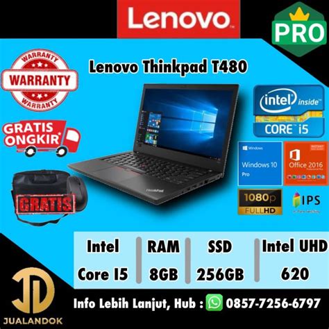 Laptop Lenovo Thinkpad T Core I Gen Ram Gb Ssd Gb Fhd Lazada Indonesia