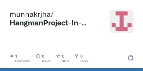 github munnakrjha hangmanproject in python