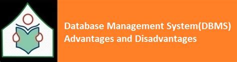 what is dbms advantages and disadvantages of database management system dbms