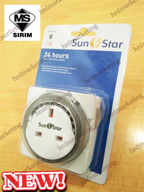 Sunstar 13a Plug In Timer Sirim Lazada