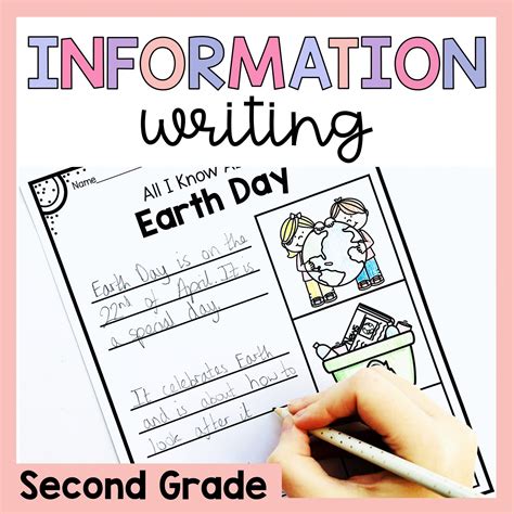 Second Grade Informational Writing Prompts And Worksheets Non Fiction