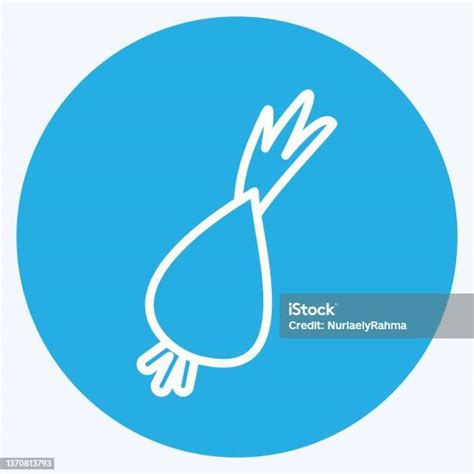 부드러운 파란색 배경에 고립 된 트렌디 한 파란 눈 스타일의 봄 양파 아이콘 3차원 형태에 대한 스톡 벡터 아트 및 기타 이미지 3차원 형태 개체 그룹 건강한 식생활