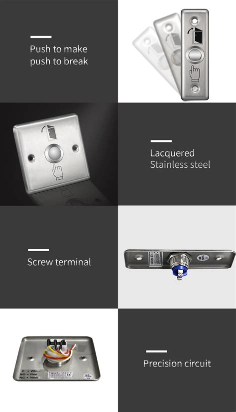 Xbutton 1 Exit Button Secukey Technology Co Ltd Access Control