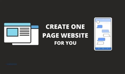 Create One Page Website For You By Ompuri2502 Fiverr