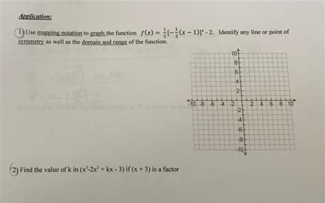 Solved Application Use Mapping Notation To Graph The Solved Application Use Mapping Notation To Graph The