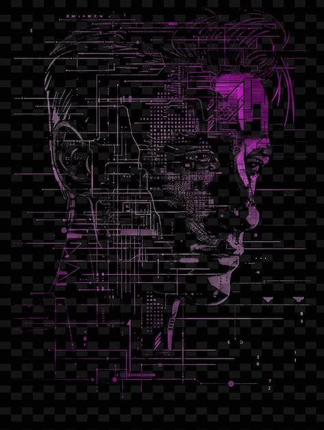 Neural Network Hacker With A Hacking Tool In A Hacking Pose Flat Illustration Character