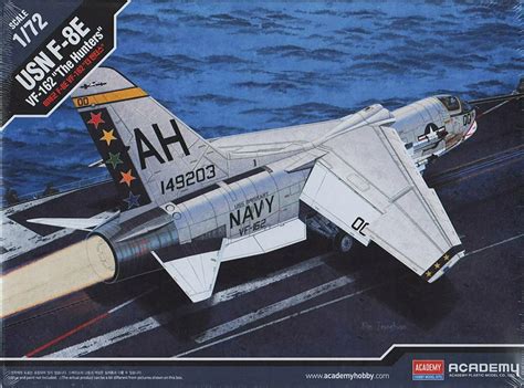 Academy Hobby Models 12521 Usn F 8e Vf 162 The Hunters 1 72