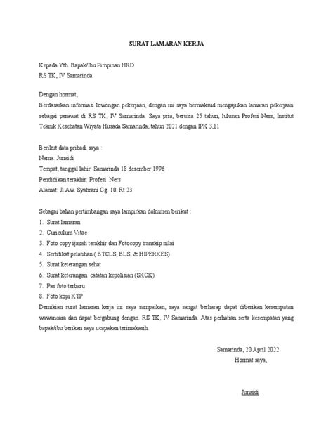 Surat Lamran Rs Tentara Pdf
