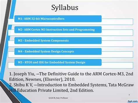 Arm Microcontrollers And Embedded Systems Module 1vtu Pdf