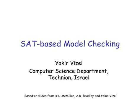 ppt sat based model checking powerpoint presentation free download