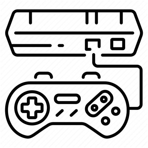 retro controller gamepad joystick entertainment fun icon download