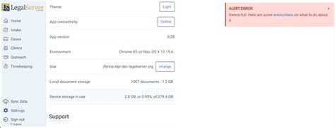 Offline Mode Users Legalserver Help