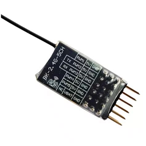 Elrs 24ghz 5ch Pwm Expresslrs Receiver With 2dbi 24g Copper Pipe