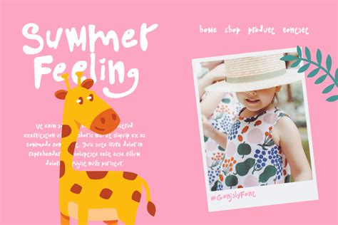 Gonjaly Hand Drawn Font Type Class Heroes