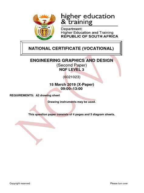 Nc1120 Engineering Graphics And Design L3 P2 Qp Supp 2019 Signed Off