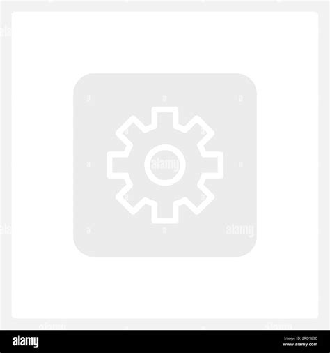 Inactive Settings Button Ui Element Template Stock Vector Image And Art