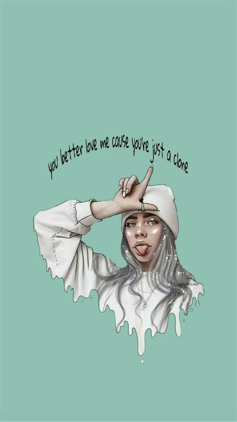 Wallpaper Lock Screen Billie Eilish