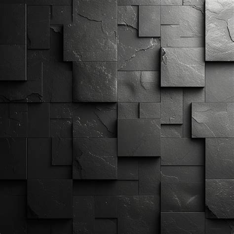 Premium Photo A Stylish Black Abstract Wallpaper Monochrome Design With A Clean Symmetrical