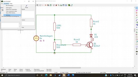Simulating A Kicad Circuit 7 Steps Instructables