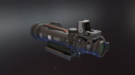 3d Model Trijicon Ta11sdo Vr Ar Low Poly Cgtrader