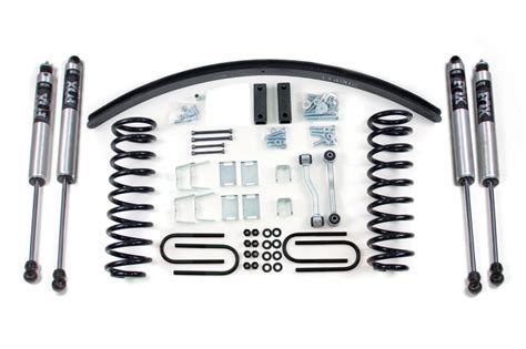 Bds Suspension Bds431fs 3 Lift Kit Dana 35 Rear Axle Block Kit And