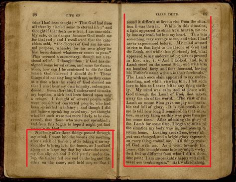 Joseph Smiths First Vision In Context A Comparative Analysis R