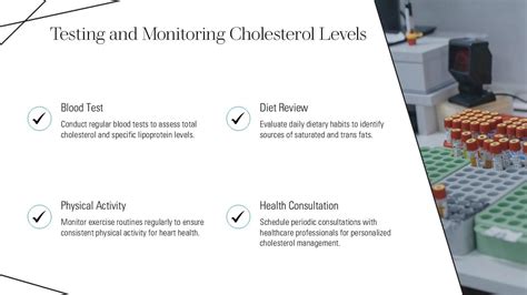 Testing And Monitoring Cholesterol Levels Ppt Slides Acp Ppt Template