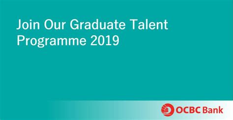 Ocbc On Linkedin Join The Ocbc Graduate Talent Programme Today