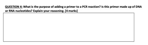 Solved QUESTION What Is The Purpose Of Adding A Primer To Chegg