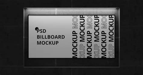 빌보드 모크업 프리미엄 Psd 파일
