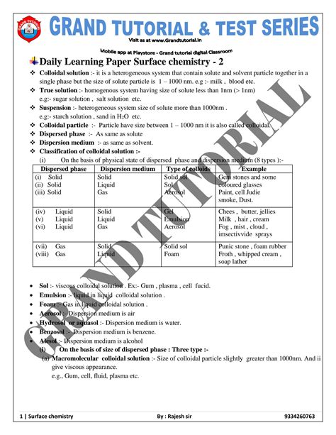 Solution Colloidal Solution True Solution Suspension Studypool