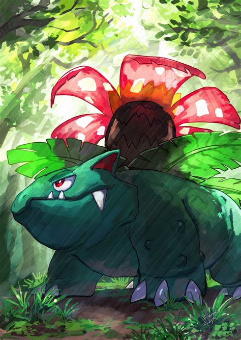 フシギバナ「フシギバナ 」鳴海ヒョウのイラスト