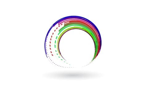Premium Vector Gradient Curve Design Rainbow Color Art