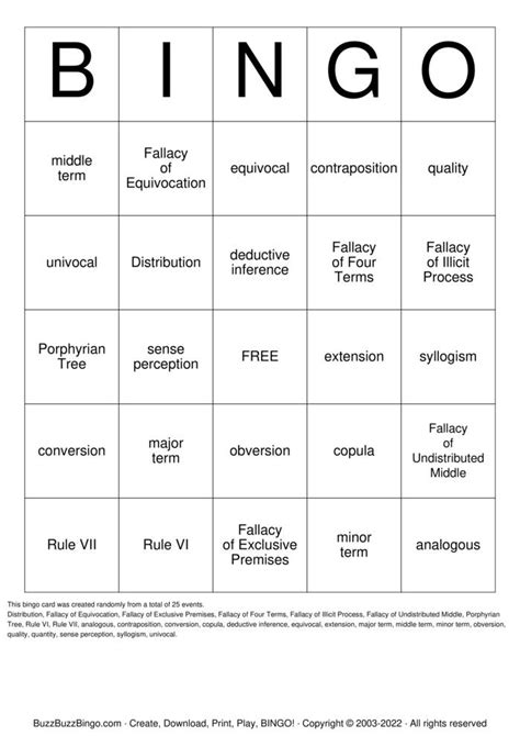 Vocabulary Bingo Cards To Download Print And Customize