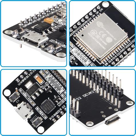 Diitao 2pcs Esp32 Esp32s Esp Wroom 32 Development Board Nodemcu 2 4ghz Dual Core Wlan Wifi