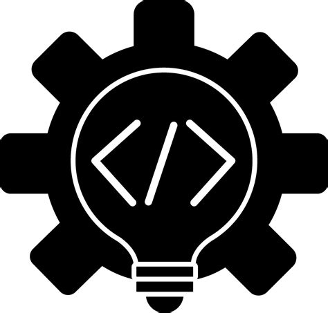 Black Development Icon Web Development Concept Website Coding