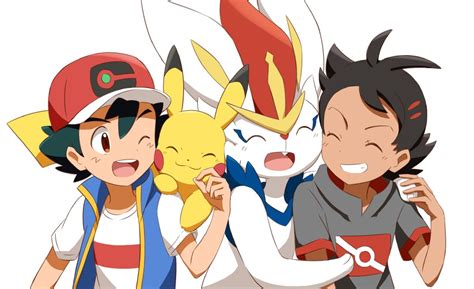 Pikachu Ash Ketchum Goh And Cinderace Pokemon And 2 More Drawn By
