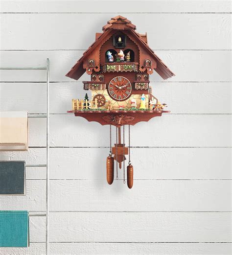 Buy Solid Wood Brown Analog Cuckoo Clock At 38 Off By Kairos Pepperfry