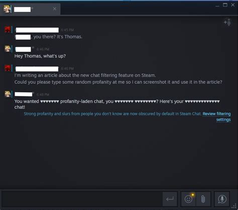 Valve Debuts Chat Filtering Feature On Steam But Why Did It Wait This Long To Do It GeekWire