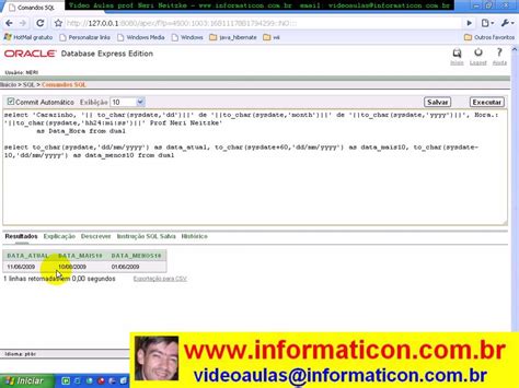 Aula 2395 Manipulando Sysdate Add Months Para Meses Youtube