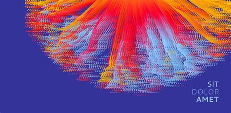 포인트가 폭발합니다 표지 디자인 템플릿을 참조하십시오 텍스트에 대한 장소와 배경 동적 방출 입자가 있는 배열입니다 3d 벡터 그림입니다 3차원 형태에 대한 스톡 벡터 아트