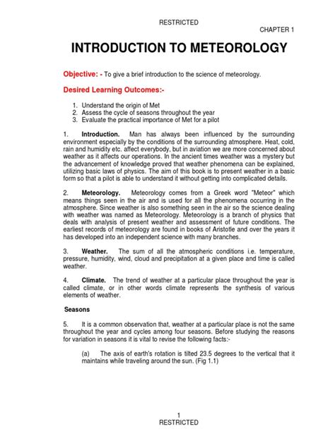 Met Ch1 Introduction Pdf Meteorology Weather