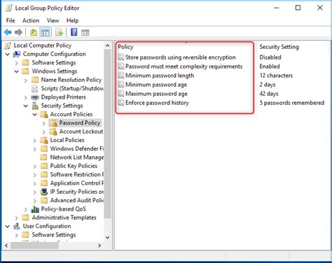 Windows Password Requirements And Solution To Set Password Policy Rene E Laboratory