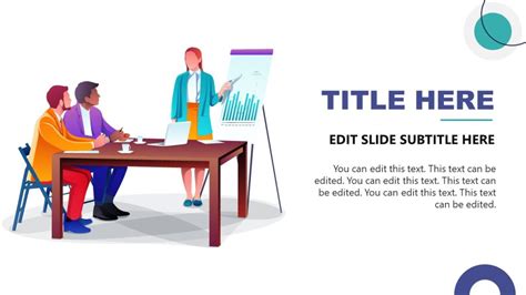 Editable Slide For Title Slide Presentation Of Group Discussion Slidemodel